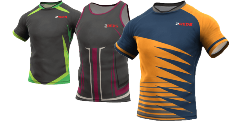 Custom Touch Football Uniforms and Clothing - 2Reds