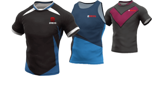 Custom Touch Football Uniforms and Clothing - 2Reds